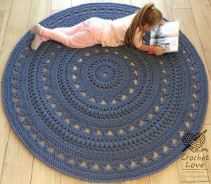 Crochet Doily Rug Patterns Free – alldaycrochet