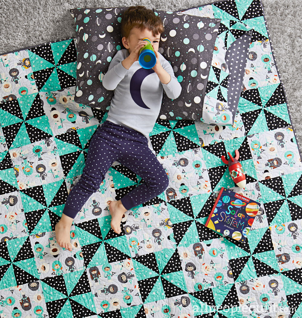 Pinwheel Pals Quilt – Free Pattern – alldaycrochet